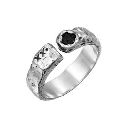 Haze&Glory Haze&glory Ring Herren Gr&ouml;&szlig;e 60 schwarz / silber