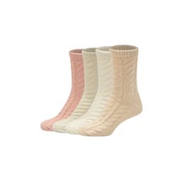 s.Oliver Socken Damen Gr&ouml;&szlig;e 35/38 beige / grau / rosa / wei&szlig;
