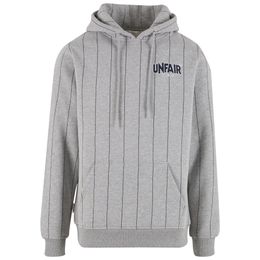 Unfair Athletics Classic Label Pinstripes Hoodie ' ' Herren Gr&ouml;&szlig;e M grau