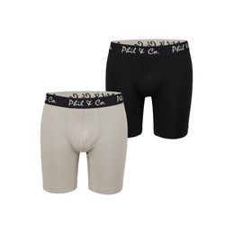 Phil & Co. Berlin Retro Boxer ' Long Boxer Briefs ' Herren Gr&ouml;&szlig;e XL schwarz