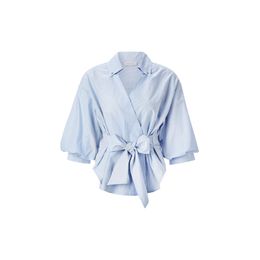 Rich & Royal Rich & Royal Bluse Damen Gr&ouml;&szlig;e L hellblau / wei&szlig;