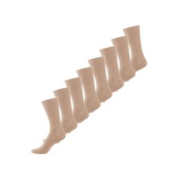 Nur Die Freizeitsocken ' 98% Baumwolle weich atmungsaktiv ' Herren Gr&ouml;&szlig;e 39/42 beige