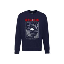 Oldskull Sweatshirt Herren Gr&ouml;&szlig;e M blau