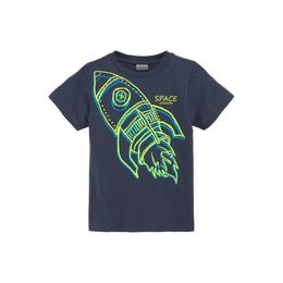 Kidsworld T-Shirt Jungen Gr&ouml;&szlig;e 92/98 blau / marine / apfel