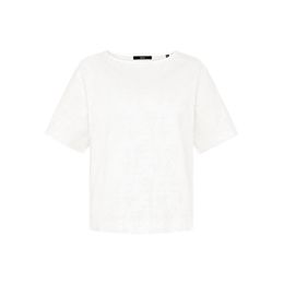 Zero Baumwollshirt mit Stickerei Damen Gr&ouml;&szlig;e XL creme