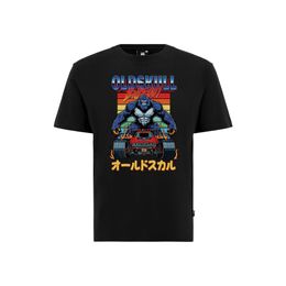 Oldskull T-Shirt 'Xtreme Giant Racer' Herren Gr&ouml;&szlig;e XL blau / gelb / rot / schwarz