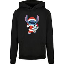 Absolute Cult Sweatshirt 'Lilo And Stitch - Christmas' Herren Gr&ouml;&szlig;e XS rauchblau / mauve / rot / schwarz