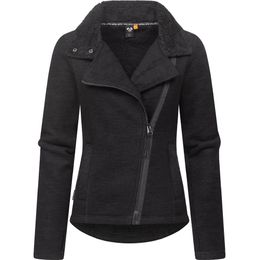 Ragwear Fleecejacke 'Saskie' Damen Gr&ouml;&szlig;e XXL schwarz