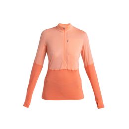 Icebreaker Sportsweatshirt 'Realfleece Descender' Damen Gr&ouml;&szlig;e XL orange / apricot