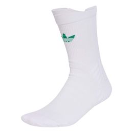 adidas Performance Sportsocken 'Tennis Crew 1 Pair' Herren Gr&ouml;&szlig;e 49/51 gr&uuml;n / wei&szlig;