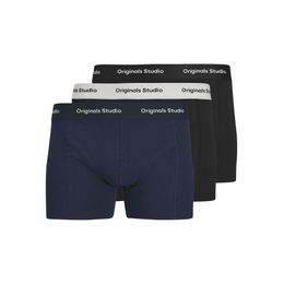 Jack & Jones Jack & Jones Boxershorts 'JACVestebro' Herren Gr&ouml;&szlig;e M navy / nachtblau / hellgrau / schwarz
