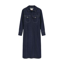 Polo Club Blusenkleid Damen Gr&ouml;&szlig;e 40 blue denim Winterkleid