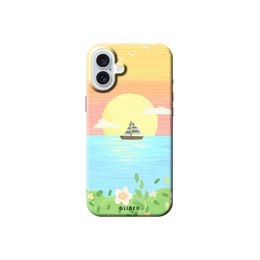 Glided Smartphoneh&uuml;lle 'Cute Sunset Glided Handyh&uuml;lle' Damen Gr&ouml;&szlig;e iPhone 15 Plus schwarz
