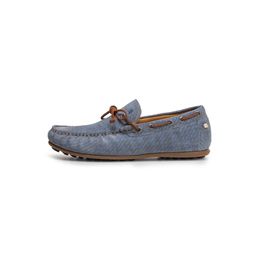 Floris van Bommel Moccasins 'DE DRIJVER 01' male Blue, Grey size 11.5