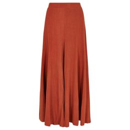 Apricot Linen Blend Palazzo Trousers ' ' Damen Gr&ouml;&szlig;e 34 blau