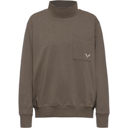 Kleinigkeit Sweatshirt 'J&auml;gger 2.0' Damen Gr&ouml;&szlig;e S braun