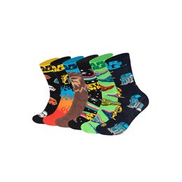 Happy Socks Socken 'Star Wars ' Herren Gr&ouml;&szlig;e 36/40 blau / braun / gelb / gr&uuml;n / orange