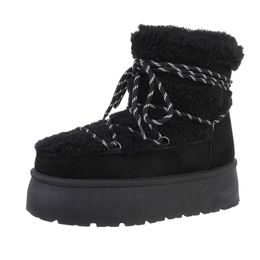 Ital-Design Boots Damen Gr&ouml;&szlig;e 41 schwarz Winterschuhe
