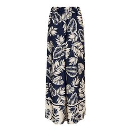Apricot Palm Leaf Flare Trousers ' ' Damen Gr&ouml;&szlig;e 42 navy