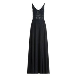 Vera Mont Abendkleid im Glitzer-Look Damen Gr&ouml;&szlig;e 40 nachtblau Winterkleid