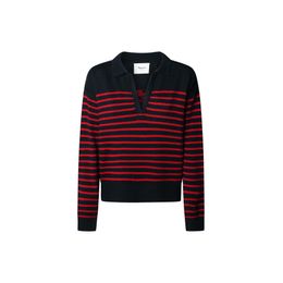 Pepe Jeans Pullover 'CARLINA' Damen Gr&ouml;&szlig;e XS navy / rot
