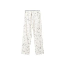 Mango Pyjamahose 'Fluir' Damen Gr&ouml;&szlig;e S creme / taubenblau Winterkleid