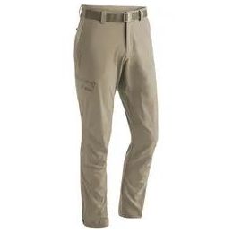 Funktionshose Maier Sports "Torid slim", Herren, Gr. 102, Langgr&ouml;&szlig;en, beige (dunkelbeige), 90% Polyamid, 10% Elasthan, Hosen Funktionshose, Herren Wanderhose, atmungsaktive Outdoor-Hose, 4 Taschen, Slim Fit