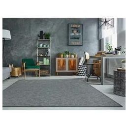 Teppichboden Dekowe "Naturino Prestige Spezial", grau (graphit), B:100cm H:10mm L:200cm, Obermaterial: 100% Polypropylen, Teppiche, Flachgewebe, meliert, Sisal Optik, In- und Outdoor geeignet