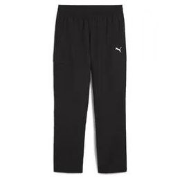 Sporthose Puma "WARDROBE ESS Relaxed Cargohose Herren", Damen, Gr. S, Normalgr&ouml;&szlig;en, schwarz, Obermaterial: 100% Nylon. Seitentasche &ndash; Oben: 100% Polyester. Seitentasche &ndash; Unten: 100% Nylon. R&uuml;cktaschenbeutel: 100% Polyester, unifarben, relaxed fit, Hosen Sporthose