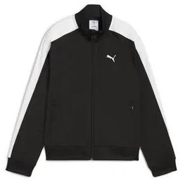 Sweatjacke Puma "T7 ALWAYS ON Trainingsjacke M&auml;dchen", M&auml;dchen, Gr. 140, schwarz, Obermaterial: 100% Polyester. Rippe: 2% Elasthan, 98% Polyester, Sweatjacken Sweatjacke