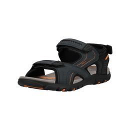 Geox Trekkingsandale Herren Gr&ouml;&szlig;e 42 navy / orange / schwarz