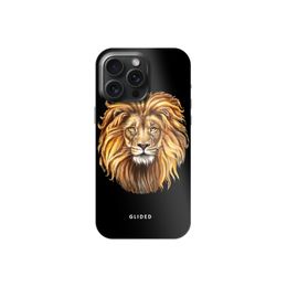 Glided Smartphoneh&uuml;lle 'Lion Majesty Glided Handyh&uuml;lle' Damen Gr&ouml;&szlig;e iPhone 16 Pro schwarz