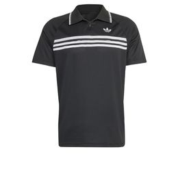 adidas originals Poloshirt 'CHEST STRIPES SLIM' Herren Gr&ouml;&szlig;e M schwarz / wei&szlig;