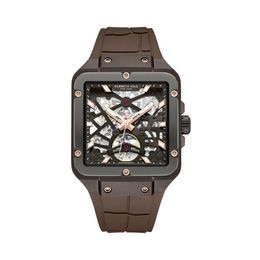 Kenneth Cole Analoguhr 'Arlington' Herren Gr&ouml;&szlig;e One Size mokka / dunkelbraun / rosegold / silber