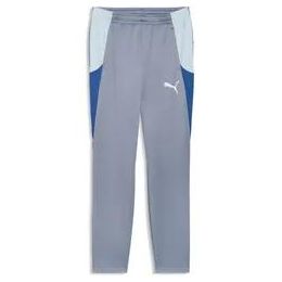 Sporthose Puma "IndividualBLAZE Fu&szlig;ballhose Damen", Damen, Gr. S, Normalgr&ouml;&szlig;en, gray sky wei&szlig; royal sapphire blau, Obermaterial: 100% Polyester. Taschenfutter: 100% Polyester. Einsatz: 100% Polyester, unifarben, regular fit, Hosen Sporthose