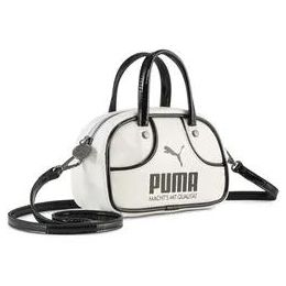 Tragetasche Puma "1976 Micro 1 l Grip-Bag Erwachsene", Gr. B/H/T: 30cm x 10cm x 7cm onesize, wei&szlig; schwarz, Taschen