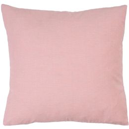 Dekokissen Pad, B:50cm L:50cmdusty pink, unifarben, Baumwolle, Dekokissen_Sitzkissen_Kissenh&uuml;llen, "Leda", 100% Baumwolle