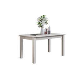 Esstisch OTTO HOME "Rauna", wei&szlig;, B:140cm H:75cm T:80cm, Tische, Esstisch, Aus massiver Kiefer
