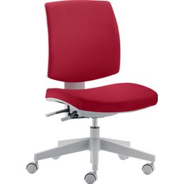mayer Sitzm&ouml;bel Drehstuhl MAYER SITZM&Ouml;BEL "2432", rot (rot, grau), B:59cm H:84cm T:59cm, Stoff, St&uuml;hle, Drehstuhl, AQUA CLEAN-TECHNOLOGIE