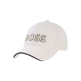 Baseball Cap BOSS Green "Cap-US-1", Herren, light beige 272, Web, Materialmix, unifarben, Caps, mit BOSS Logo Print, Unisex