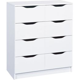 Kommode Inter Link "Westphalen", wei&szlig;, B:80cm H:91cm T:40cm, MDF, Sideboards, Kommode, Breite 80 cm