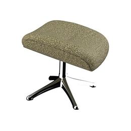 Fu&szlig;hocker FLEXLUX "Elegant Beinst&uuml;tze, Entspannung, Skandinavisch, Ultimativer Komfort", gr&uuml;n (fall gr&uuml;n), B:44cm H:39cm T:35cm, 62% Polyester, 17% Cotton, 14% Linen, 12%Polyester, 4% Wool, Hocker, Fu&szlig;hocker, Organische Formen, Robuster Alu fu&szlig;, Weicher Stoff oder Echtleder
