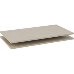 Einlegeboden Rauch "Zubeh&ouml;r f&uuml;r Rauch-Schwebet&uuml;renschr&auml;nke ORANGE", leinenoptik hell, B:88cm H:1,6cm T:48cm, Holzwerkstoff, Einlegeb&ouml;den, Einlegeboden, 2er-Set Breite 88 cm, Tiefe 48 cm, Topseller