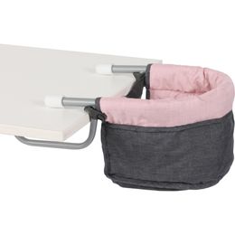Bayer Chic 2000 Puppen-Tischsitz CHIC2000 "Corallo", rosa (grau, rosa), Puppenausstattungen, KinderB:42cm H:20cm T:42cm, Kunststoff, Polyester, Stahl, B:42cm H:20cm T:42cm