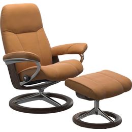 Relaxsessel stressless "Consul", braun (new caramel), B:78cm H:97cm T:70cm, Leder BATICK: BATICK ist ein leicht korrigiertes, durchgef&auml;rbtes und genarbtes M&ouml;belleder, bei dem die meisten Unebenheiten und Spuren in der Regel entfernt wurden.;Leder PALOMA: PALOMA ist ein durchgef&auml;rbtes Semianilin-M&ouml;belleder mit nat&uuml;rlicher Narbung.;ROHLEDER Stoff Q2 FARON: Ein fester zuverl&auml;ssiger Boucl&eacute; mit einem s