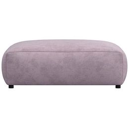 Pouf FLEXLUX "Lucera", lila (soft lavende), B:104cm H:41cm T:82cm, Kunststoff, Poufs, Pouf, modern & anschmiegsam, Kaltschaum, Stahl-Wellenunterfederung