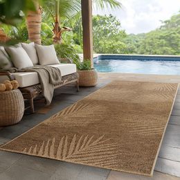 Outdoorteppich Ayyildiz Teppiche "TIMBER 1403", braun, B:80cm H:5mm L:250cm, Polypropylen, Teppiche, Outdoorteppich, L&auml;ufer, In und Outdoor, Jute Sisal Optik, Wohnzimmer, Aussenbereich