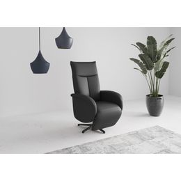 Sit & More TV-Sessel SIT & MORE "Zora", schwarz, B:75cm H:112cm T:82cm, Sessel, wahlweise mit Aufstehhilfe, 2 Motoren und Akku