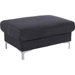 Hocker COTTA "Sammy", schwarz, B:95cm H:47cm T:64cm, Struktur (100% Polyester );Chenille (90% Polyester; 10% Polyamid ), Hocker, Hocker
