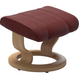 Fu&szlig;hocker stressless "Consul", rot (cherry paloma), B:54cm H:38cm T:39cm, Leder BATICK: BATICK ist ein leicht korrigiertes, durchgef&auml;rbtes und genarbtes M&ouml;belleder, bei dem die meisten Unebenheiten und Spuren in der Regel entfernt wurden.;Leder PALOMA: PALOMA ist ein durchgef&auml;rbtes Semianilin-M&ouml;belleder mit nat&uuml;rlicher Narbung.;ROHLEDER Stoff Q2 FARON: Ein fester zuverl&auml;ssiger Boucl&eacute; mit einem str